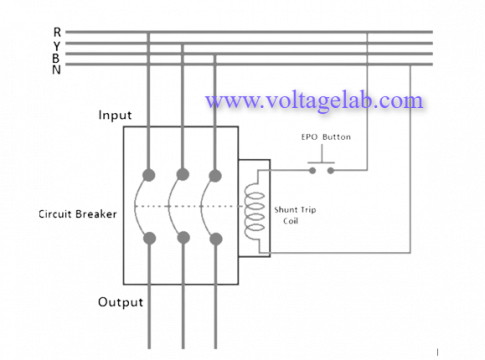 Shunt Trip Circuit Breaker Wiring Diagram | Voltage Lab
