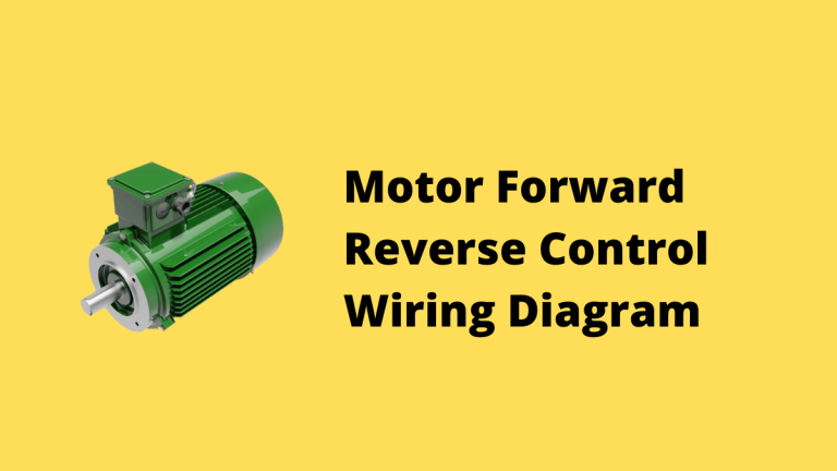 Motor Timer Based Forward-Reverse Control Wiring Diagram | Voltage Lab