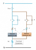 Motor Timer Based Forward-Reverse Control Wiring Diagram | Voltage Lab