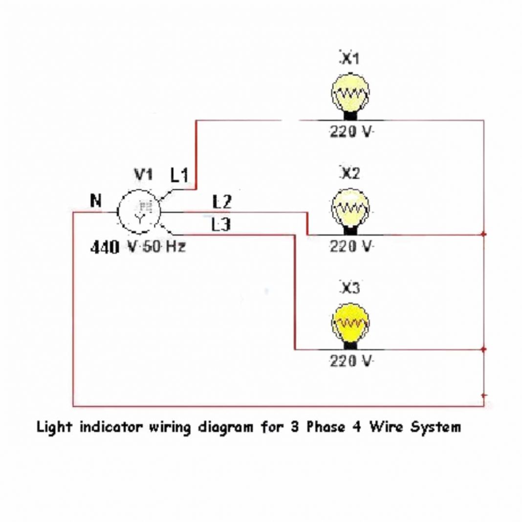 3 Phase Indicator Light Wiring | Voltage Testing | Voltage Lab